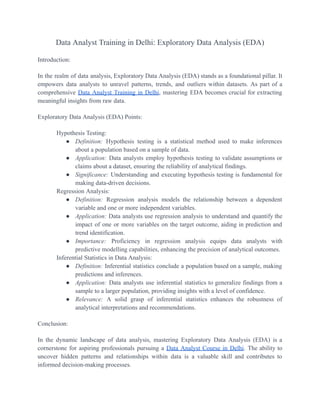 Data Analyst Training in Delhi Exploratory Data Analysis (EDA).pdf