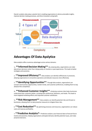 data Analytice training in Chandigarh | DOCX