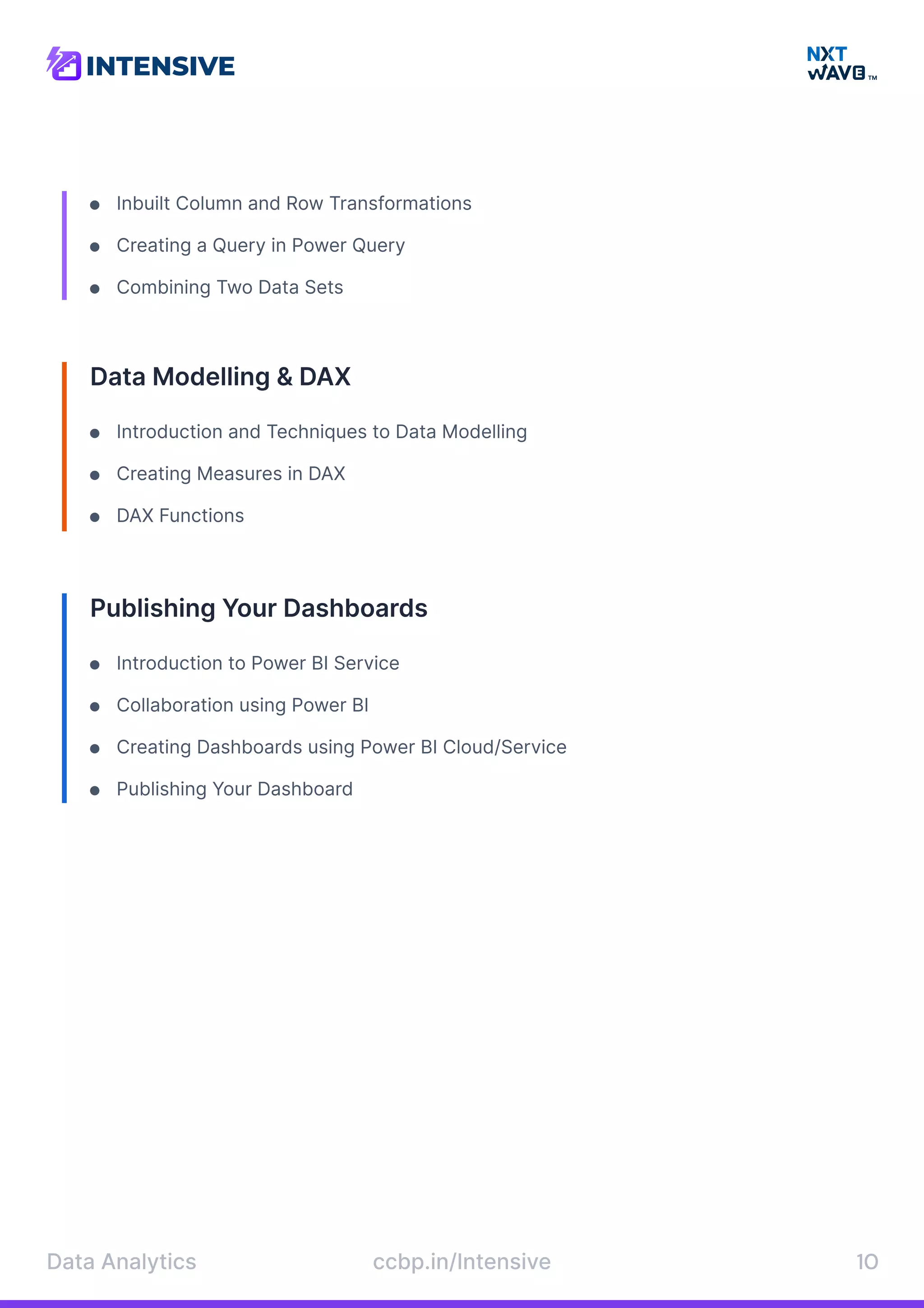 Data Analytics Course Syllabus | PDF