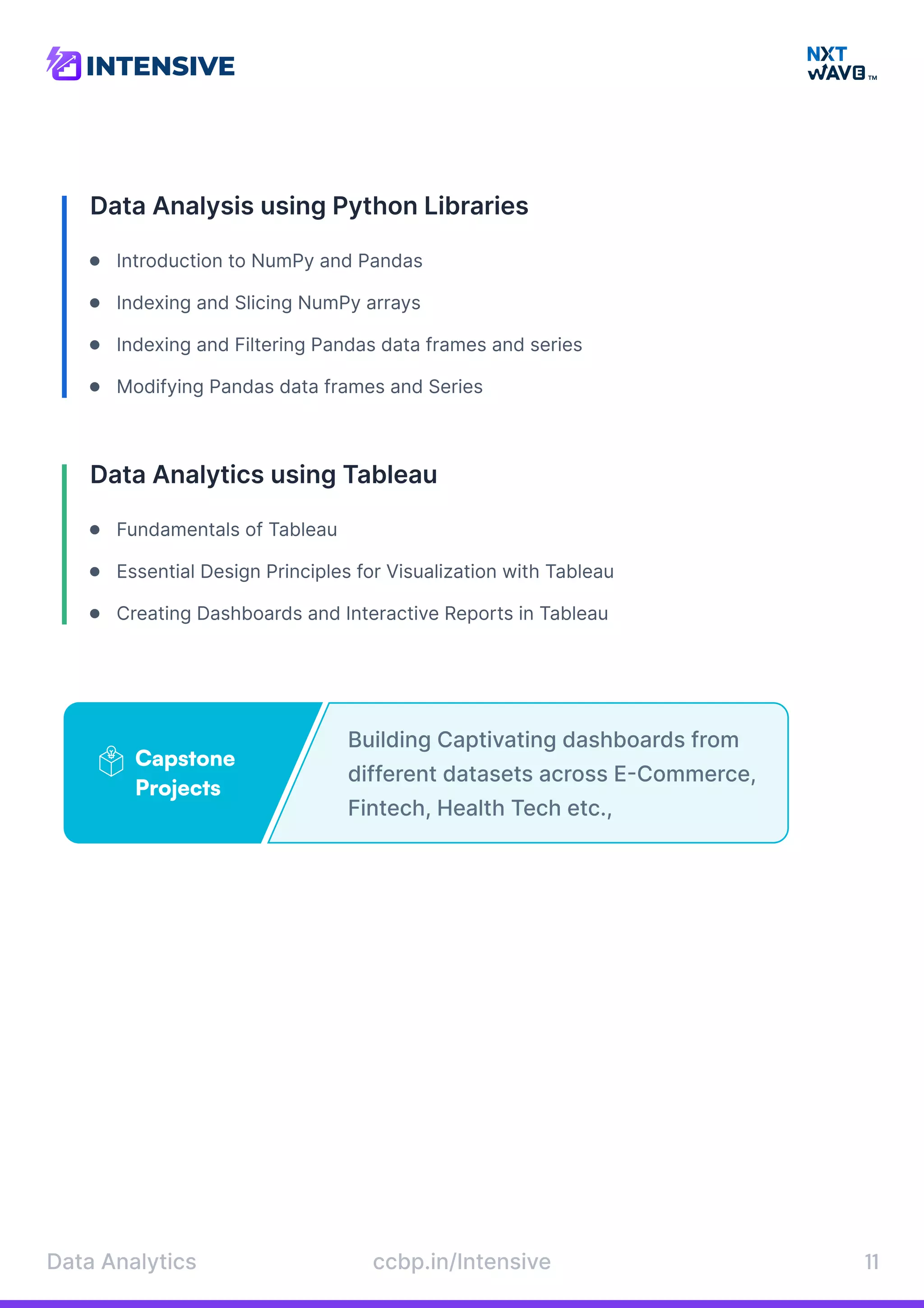 Data Analytics Course Syllabus | PDF