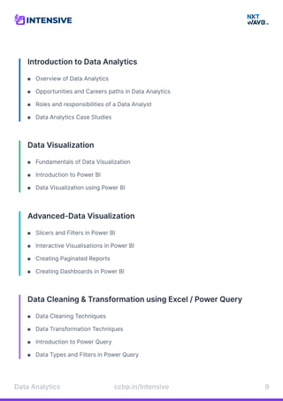 Data Analytics Course Syllabus | PDF
