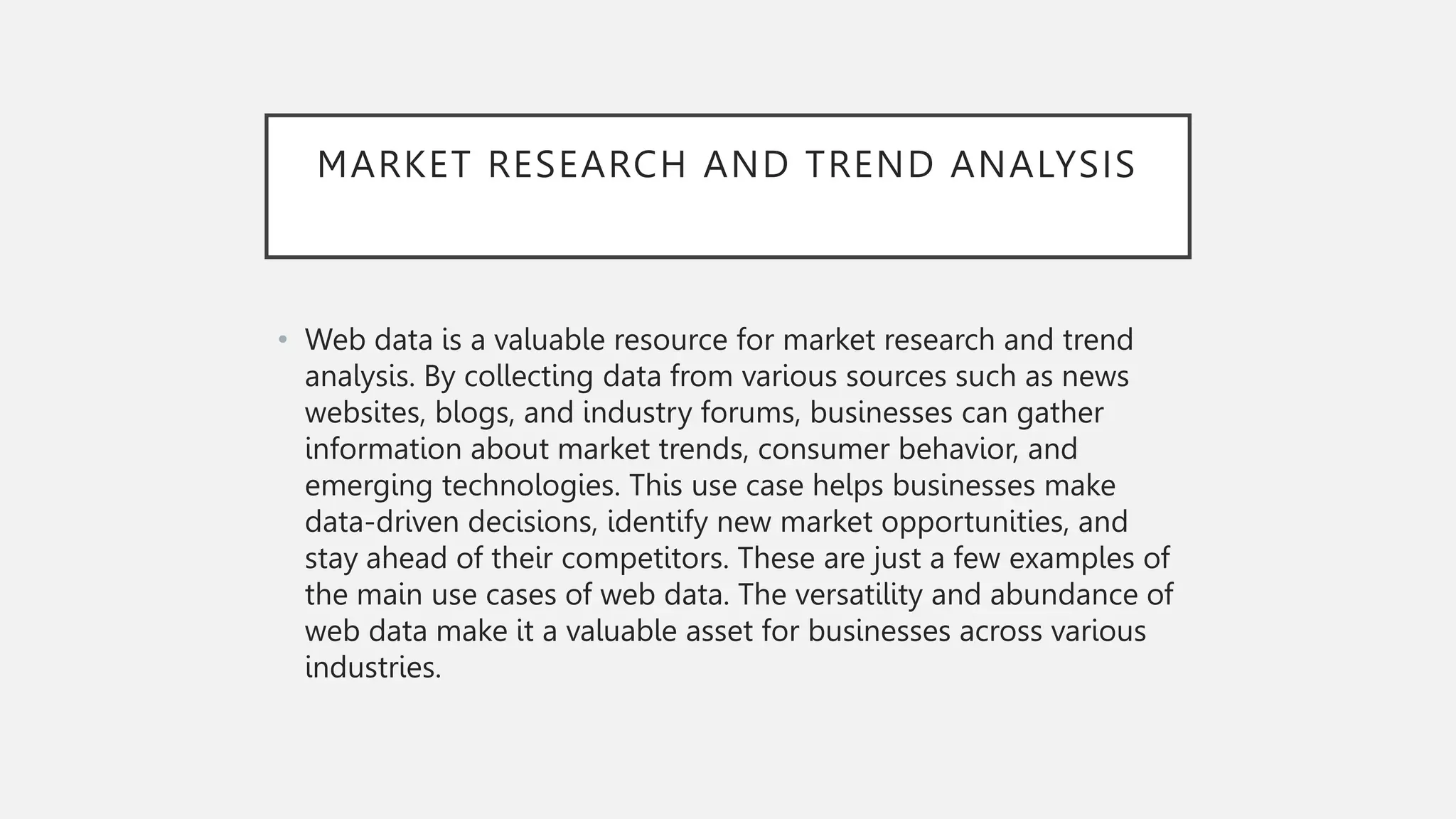 Data analytics.pptx use cases of web data | PPT