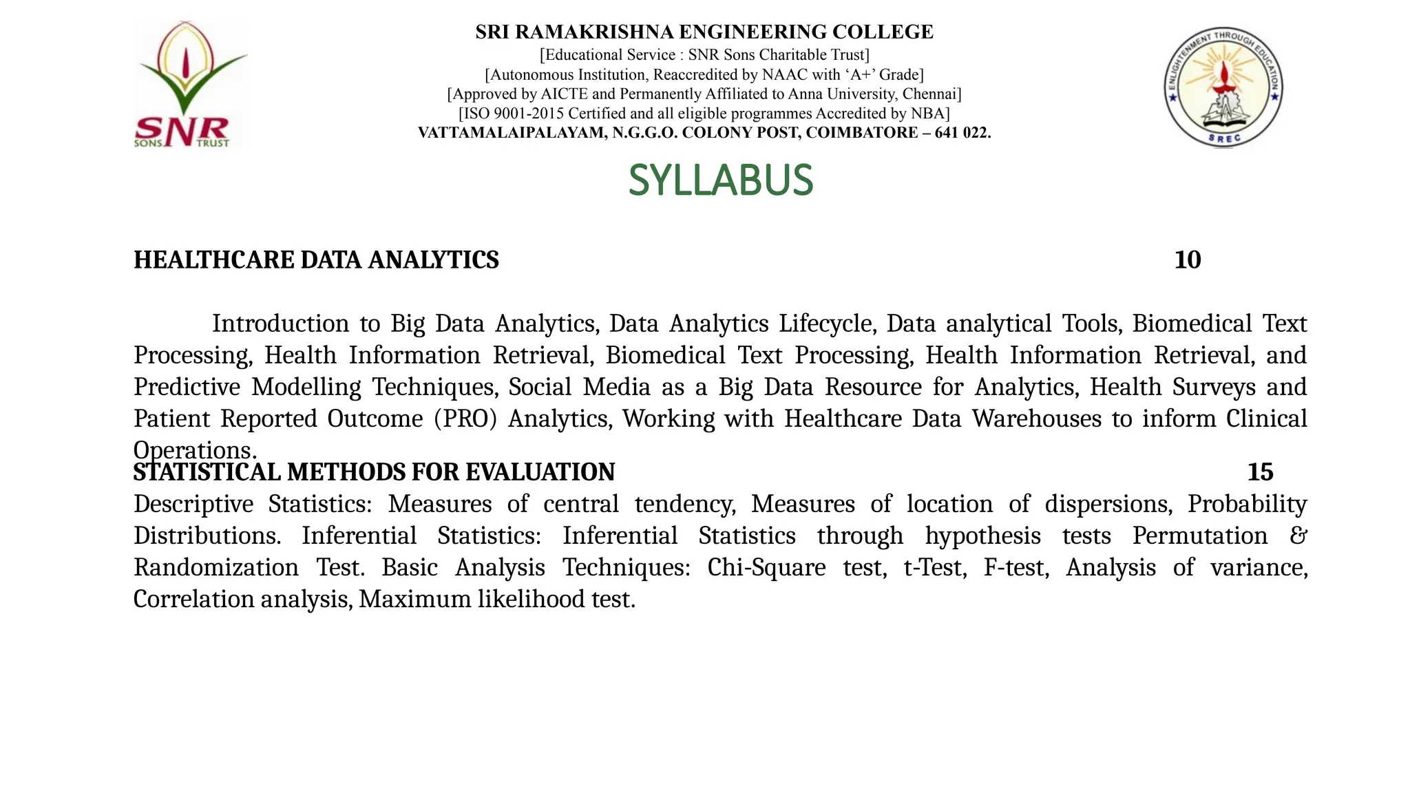 INTRODUCTION TO MEDICAL DATA ANALYSIS-(MEDICAL DATA ANALYTICS) | PPTX