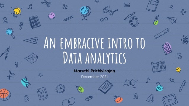 An Embrace Intro To Data Analytics