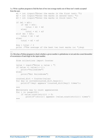 data analytics - python.docx