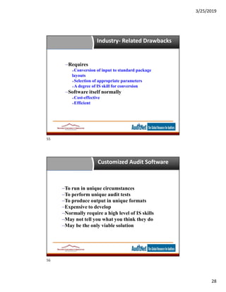 Data analytics 2 analytics in the audit slides | PDF