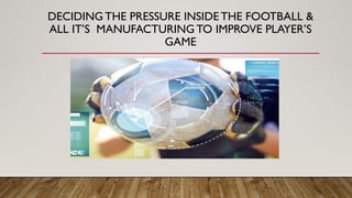 Role of Data Analytics & AI in Football | PDF