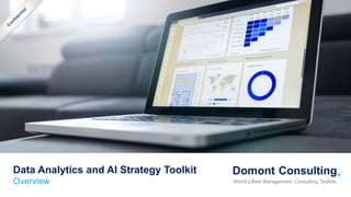 Data Analytics and AI Strategy Toolkit, Playbook and Templates | PPTX
