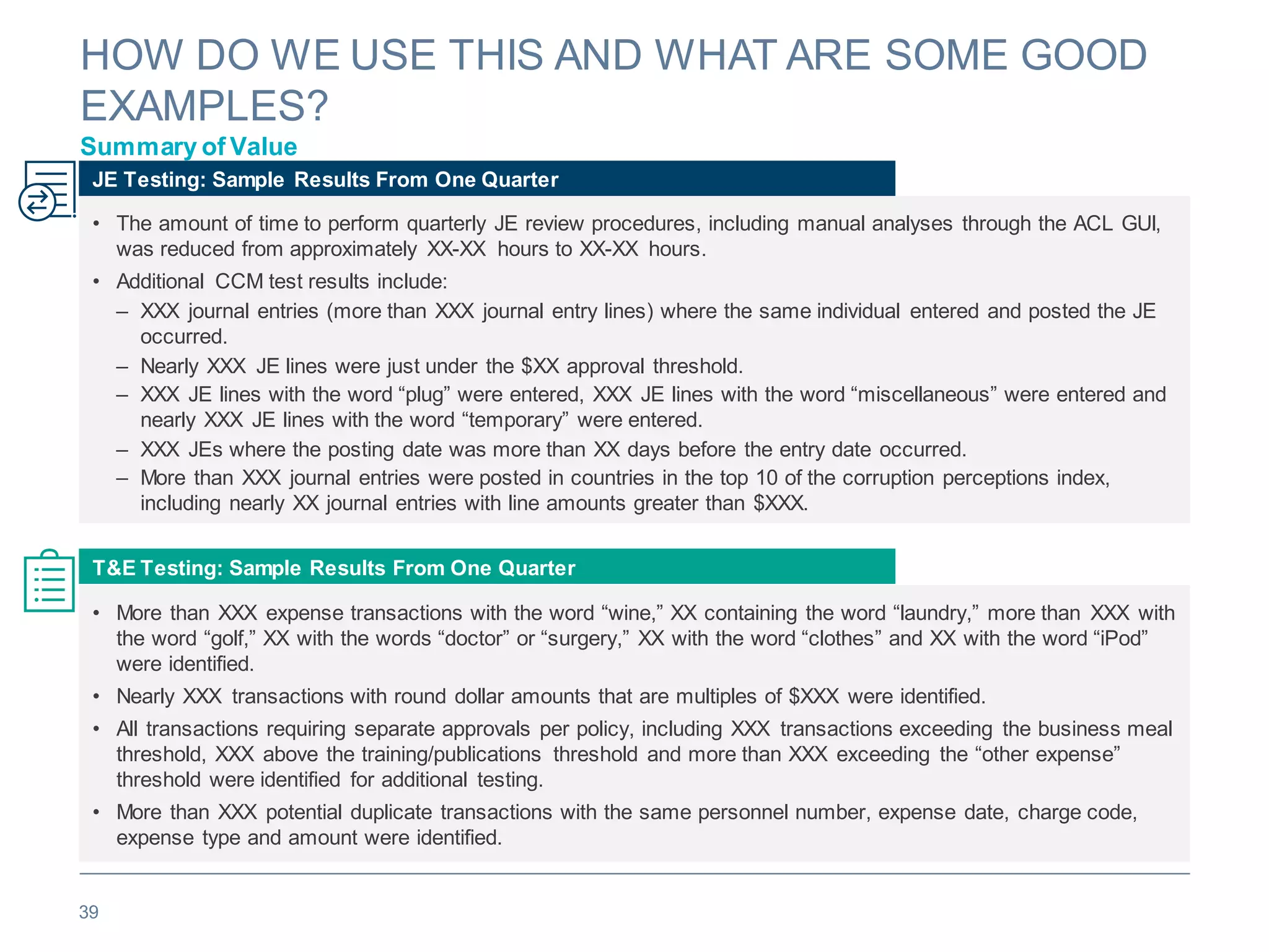 Data analytics and audit coverage guide | PPT