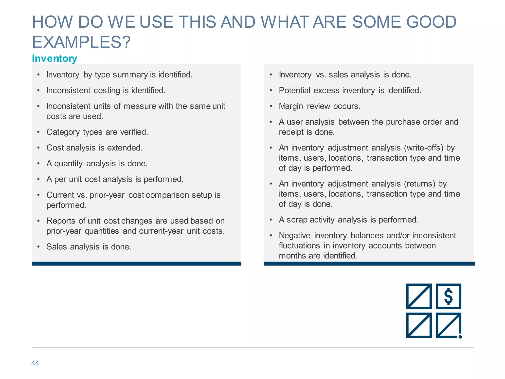 Data analytics and audit coverage guide | PPT