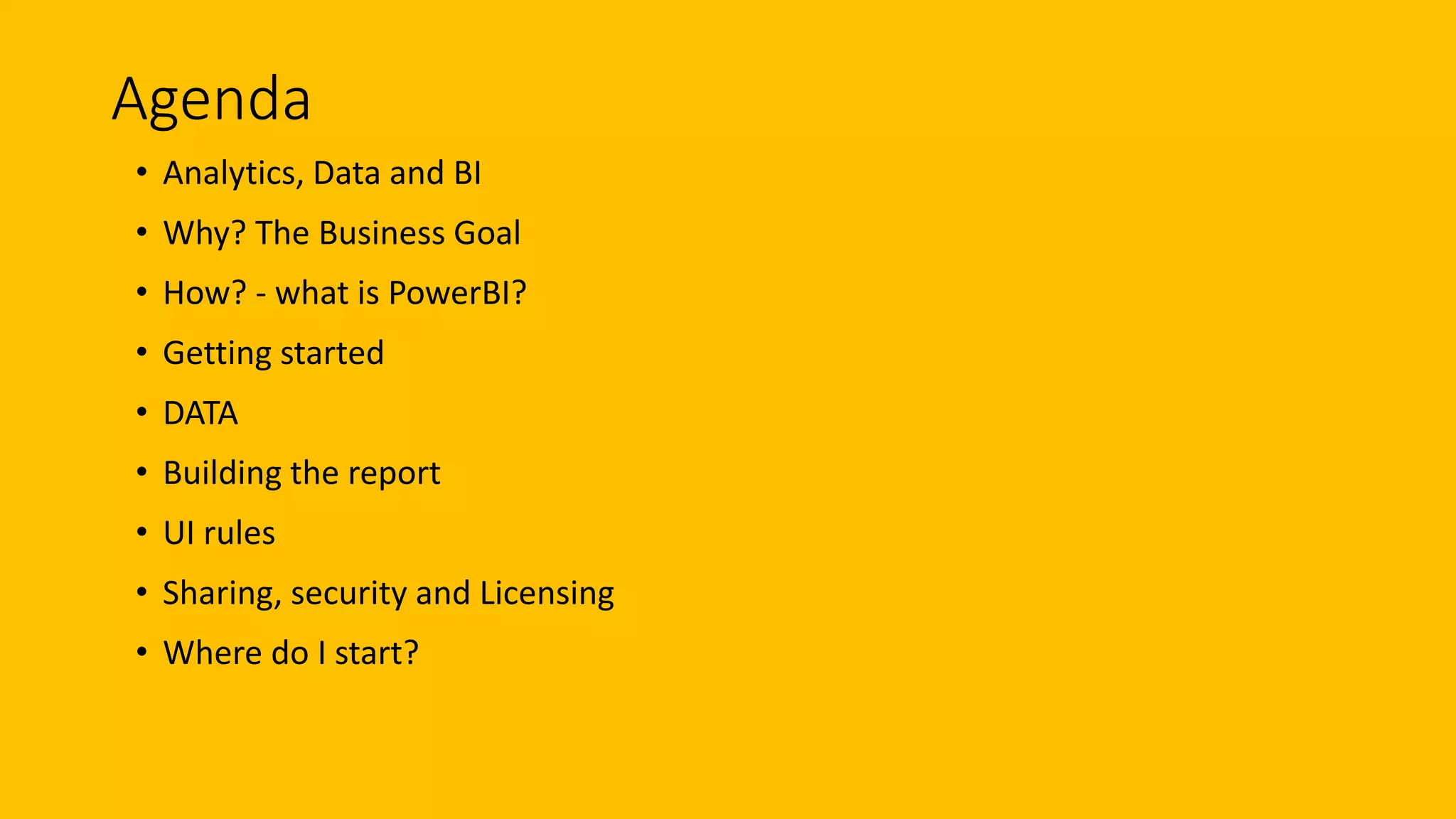 Data analytics and powerbi intro | PPTX