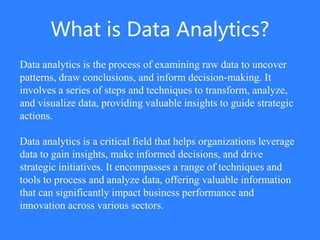 Data Analytics Certification in Bhubaneswar-July | PPT | Free Download
