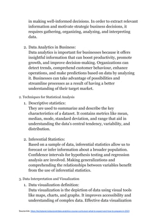 Data Analytics Course Curriculum_ What to Expect and How to Prepare in ...