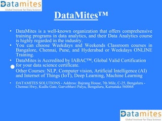 Data Analytics Course In Bangalore-July | PPT