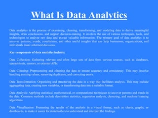 Data Analytics Course in Chennai-January | PPT