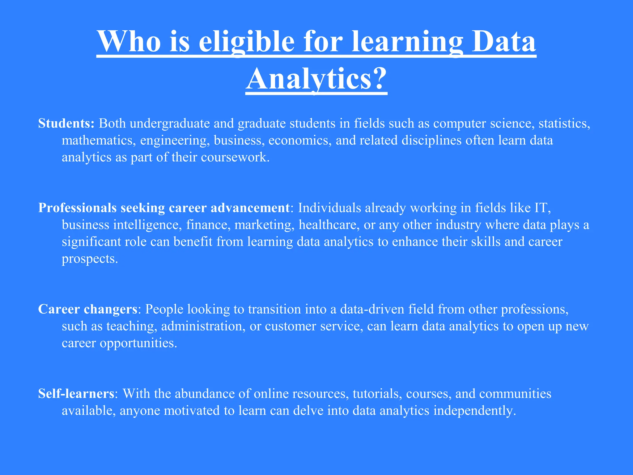 Certified Data Analyst Course In Chennai March Ppt