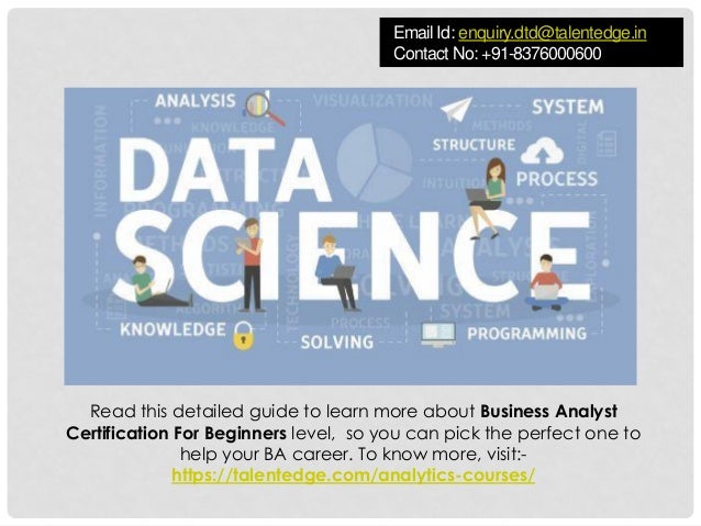 Business Analyst Certification For Beginners