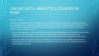 Data Analytics courses in Pune by IIM Skills | PPTX
