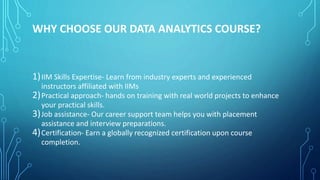Data Analytics courses in Pune by IIM Skills | PPT