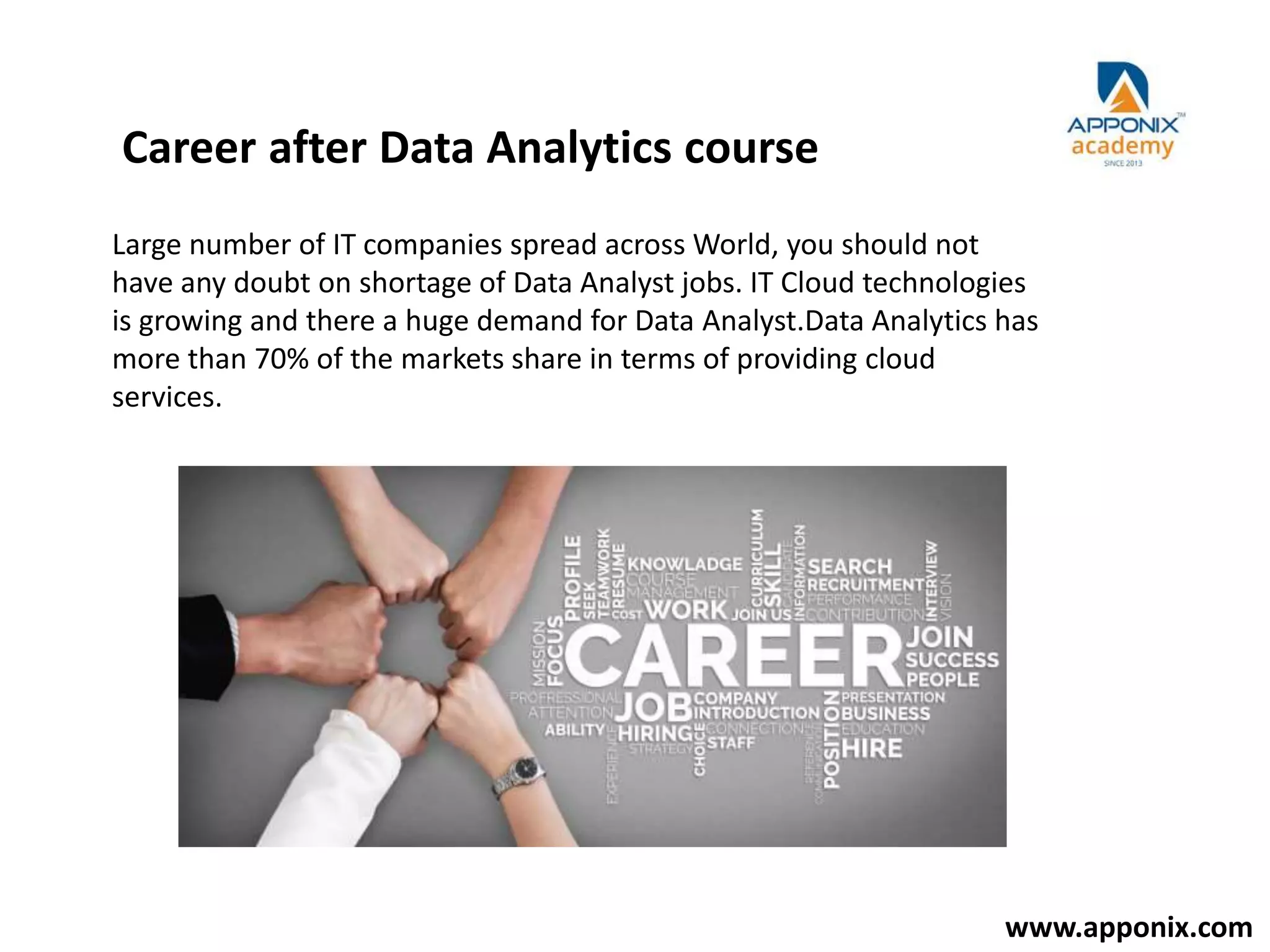Data analytics courses - Apponix Technologies | PPT