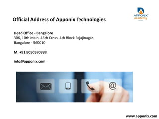 Data analytics courses - Apponix Technologies | PPT