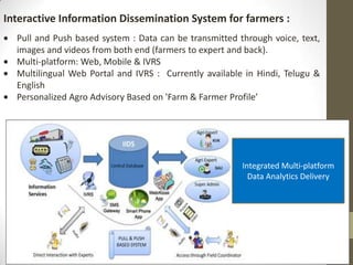 Data analytics for agriculture | PPTX