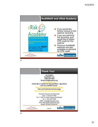 Data Analytics for Auditors Data Analytics Software | PDF | Databases | Computer Software and ...