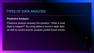 Data Analytics Fundamentals: data analytics types.potx