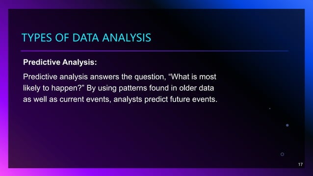 Data Analytics Fundamentals: data analytics types.potx | Databases | Computer Software and ...