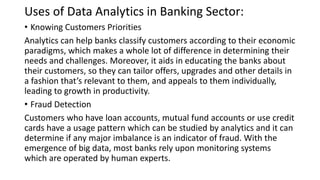 Data analytics in banking sector | PPTX