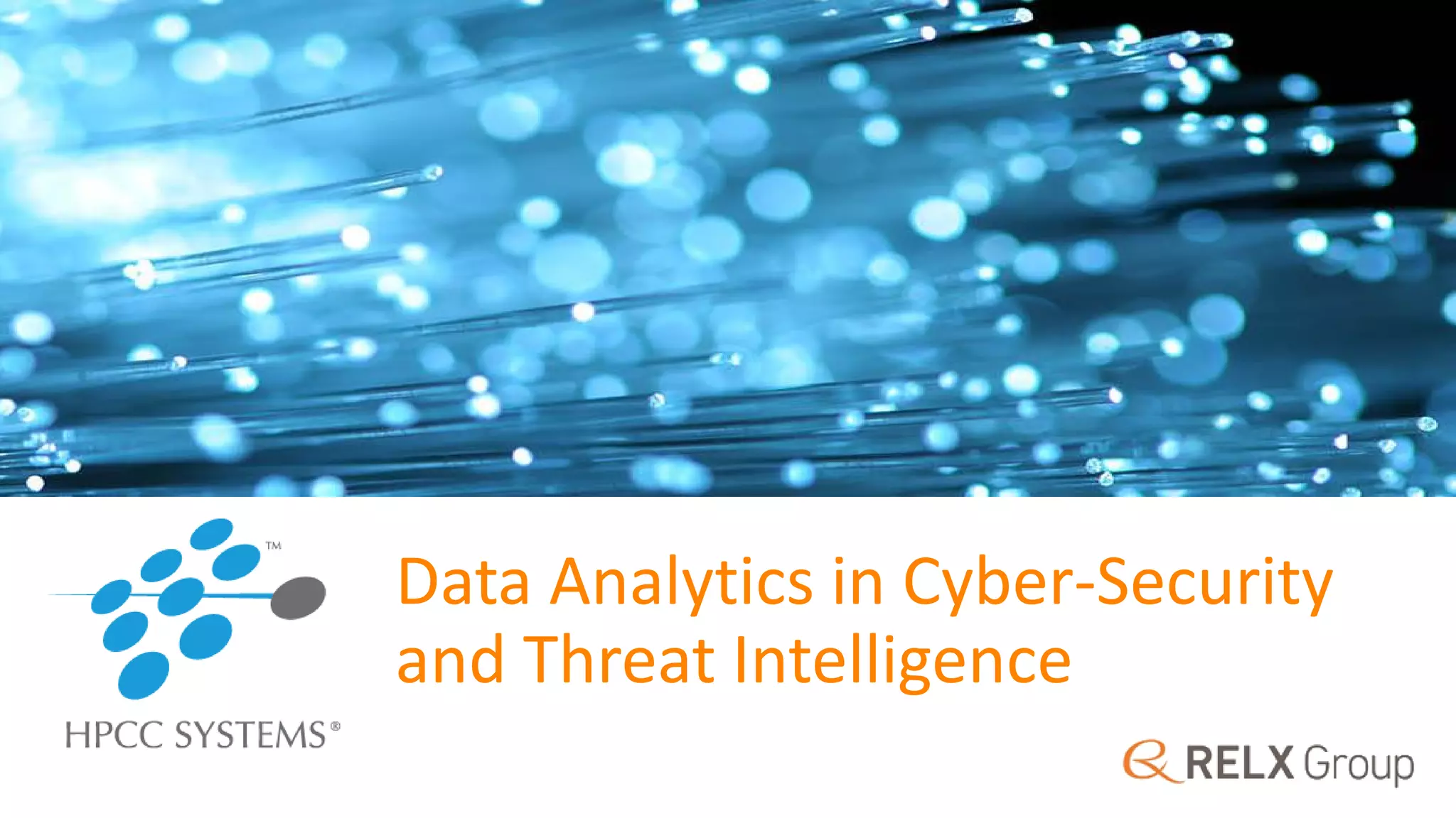 Data Analytics in Cyber Security - Intellisys 2015 Keynote | PPT