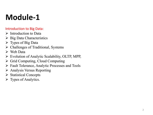 Data Analytics Introduction Ppt