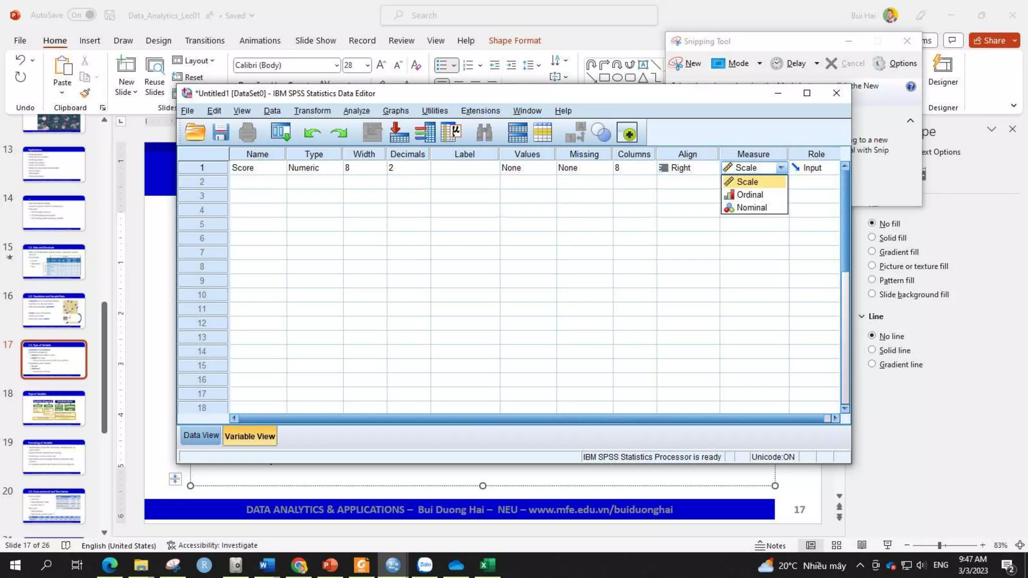 Data_Analytics_Lec01 (1).pptx | Computer Software and Applications | Computing