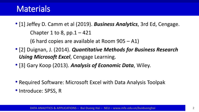 Data_Analytics_Lec01 (1).pptx | Computer Software and Applications | Computing