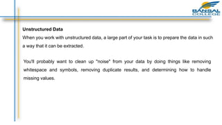 data analytics lecture 3.2.ppt | Databases | Computer Software and Applications