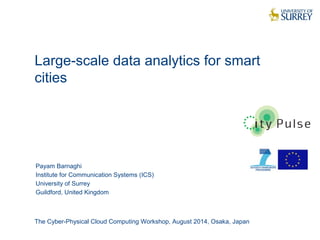 Large-scale data analytics for smart cities | PPT | Databases | Computer Software and Applications