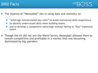 Moneyball & Data Analytics | PPT