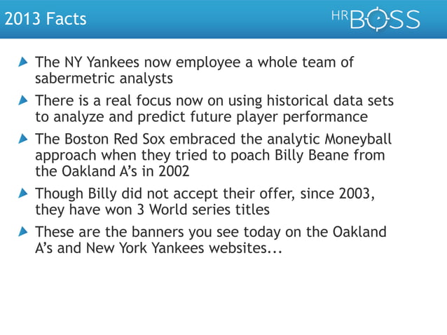 Moneyball & Data Analytics | PPT