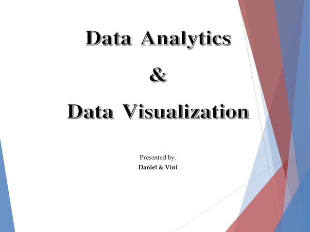 Data analytics and visualization | PPTX | Databases | Computer Software and Applications