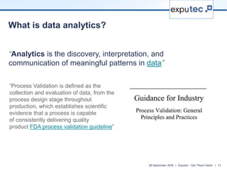 Data analytics and software sensors for single use bioprocessing | PPT