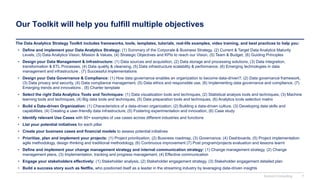 Data Analytics Strategy Toolkit and Templates | PPTX