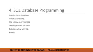 Topics to master for Data analytics | PDF