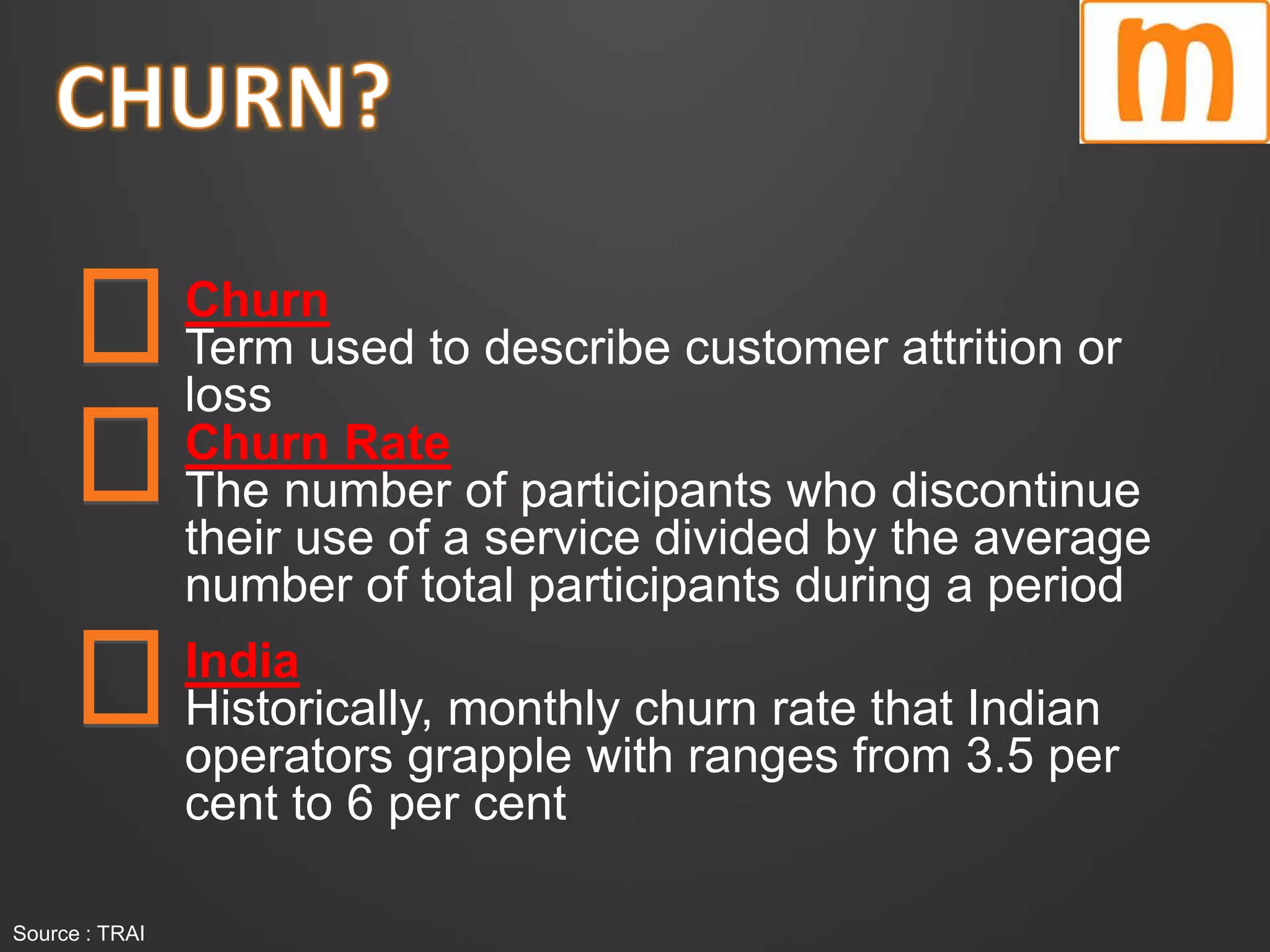 Data analytics telecom churn final ppt | PPTX