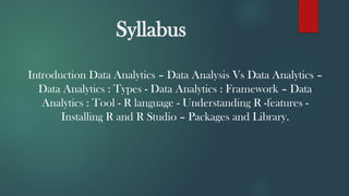 Data Analytic s (Unit -1).pRESENTATION .PPT