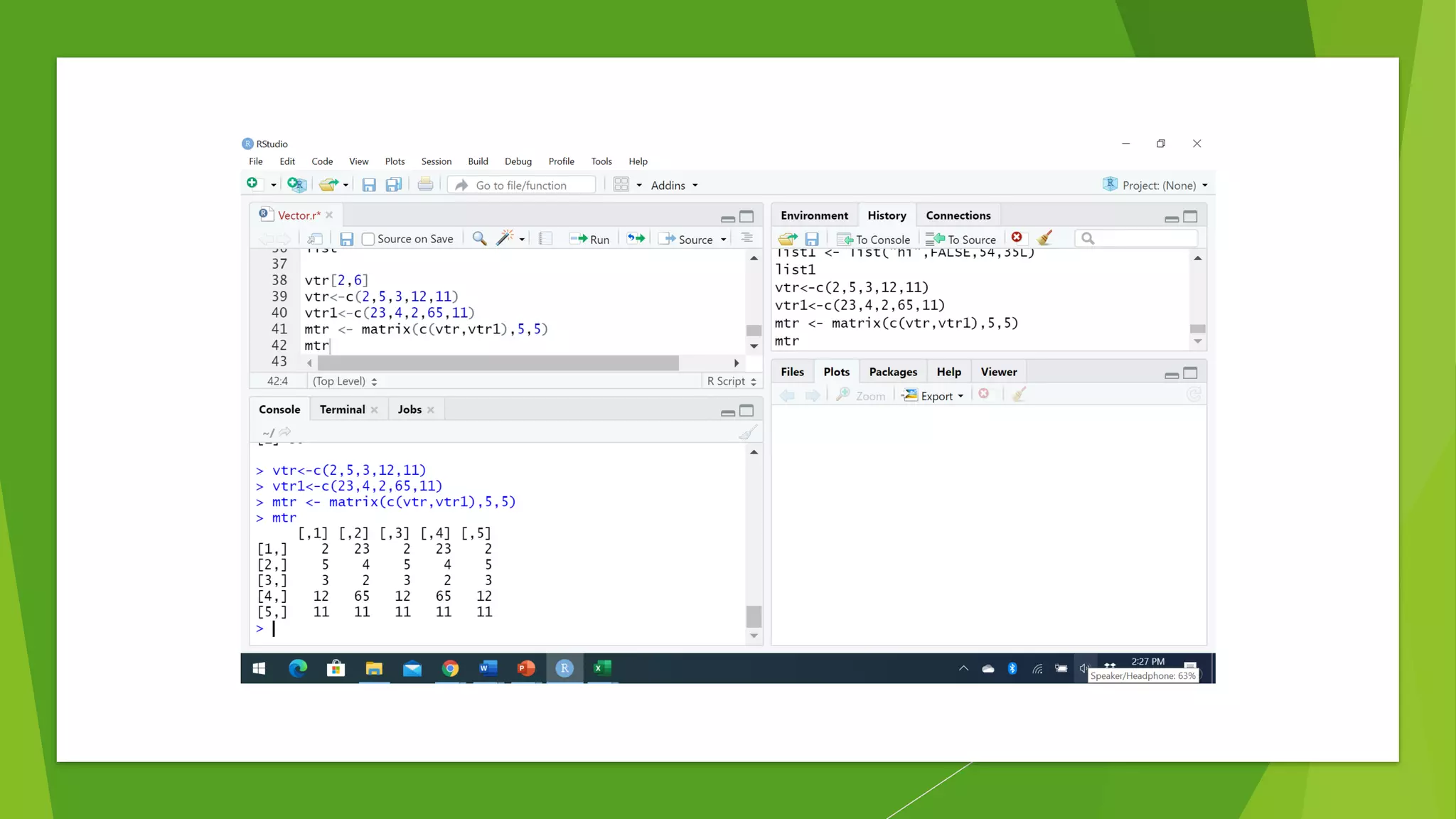 Data Analytics Using R Programming Ppt 1724