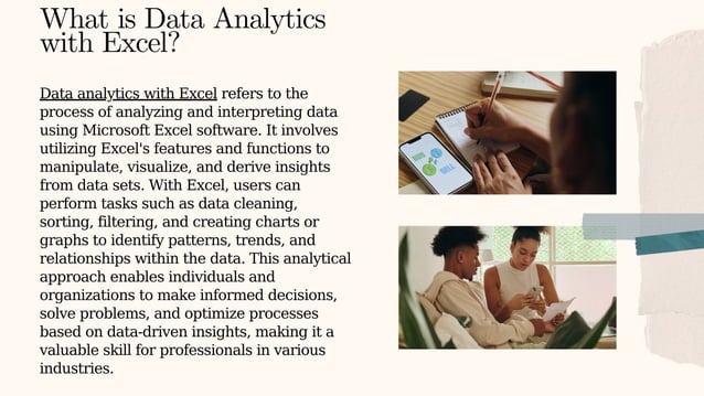 Data Analytics with Excel Courses in Delhi | PDF