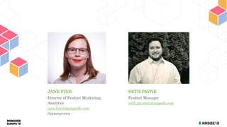 Data Analytics with MongoDB - Jane Fine | PPT