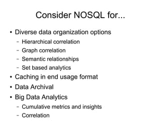 Data analytics with NOSQL | PPT
