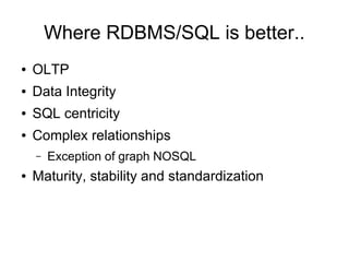 Data analytics with NOSQL | PPT