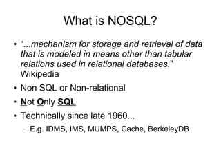 Data analytics with NOSQL | PPT